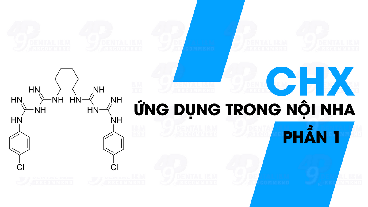 CHX (Chlorhexidine Gluconate) và ứng dụng trong nội nha - P1