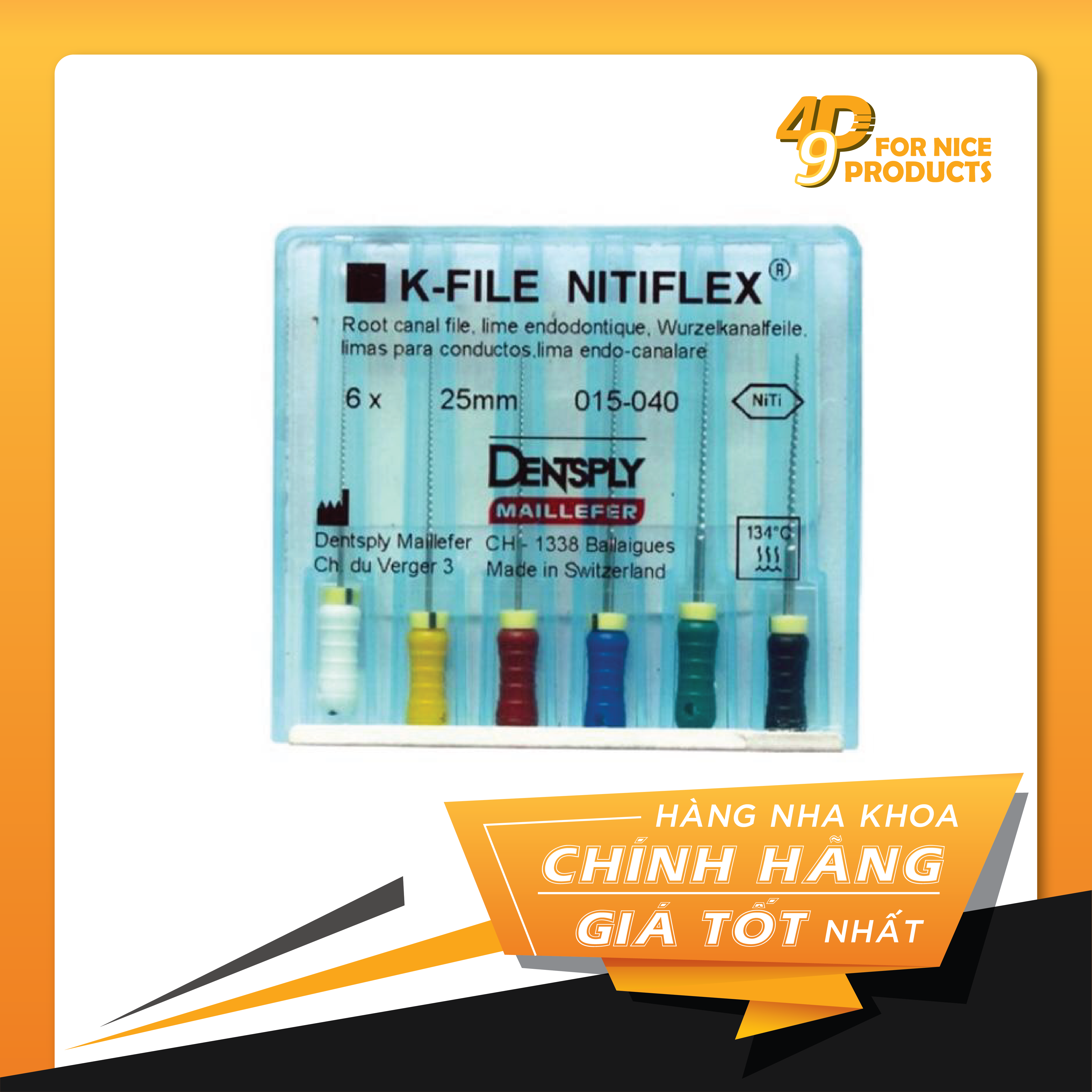 Trâm Niti đàn hồi NITIFLEX FILE - Dentsply Sirona