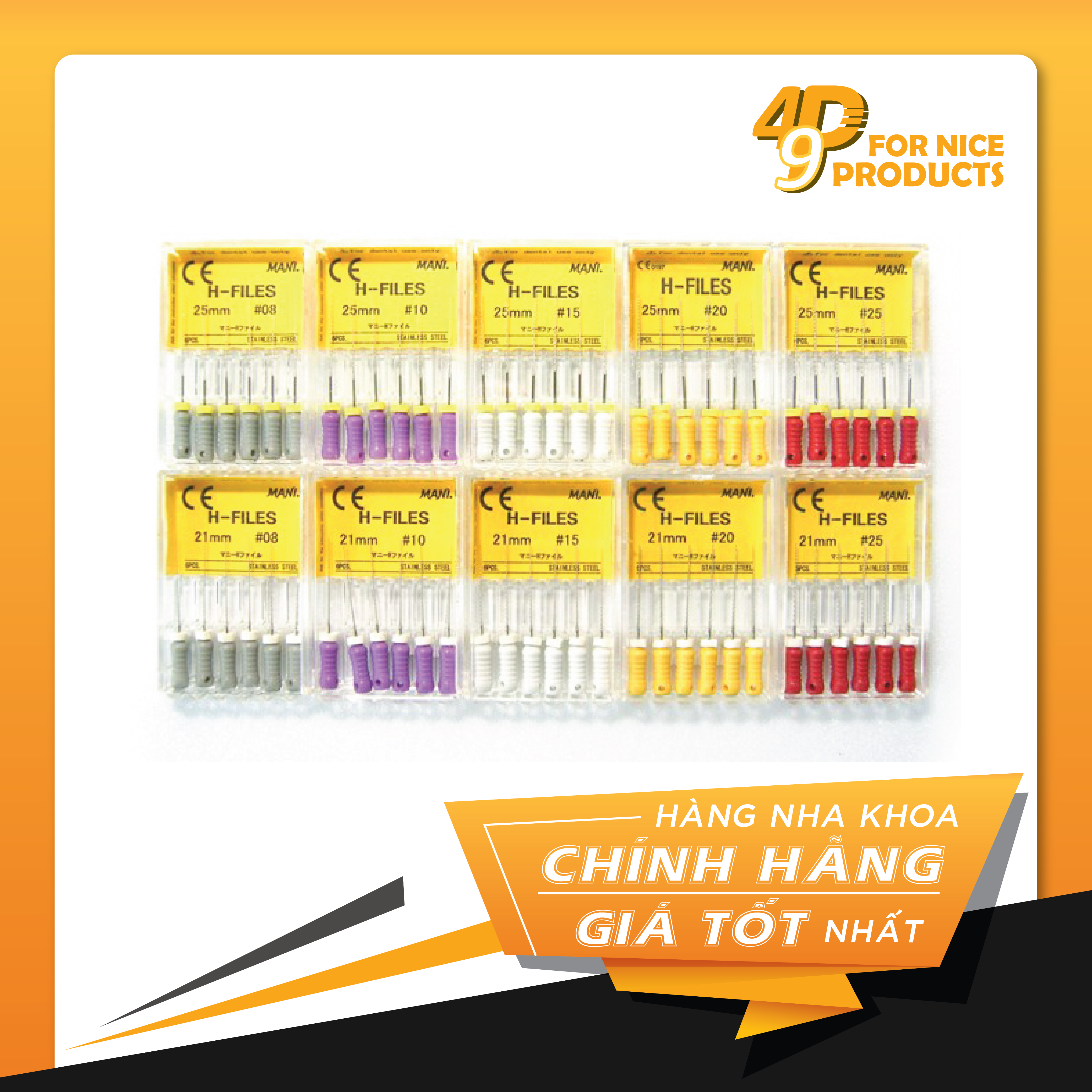 Trâm tay H File - Mani